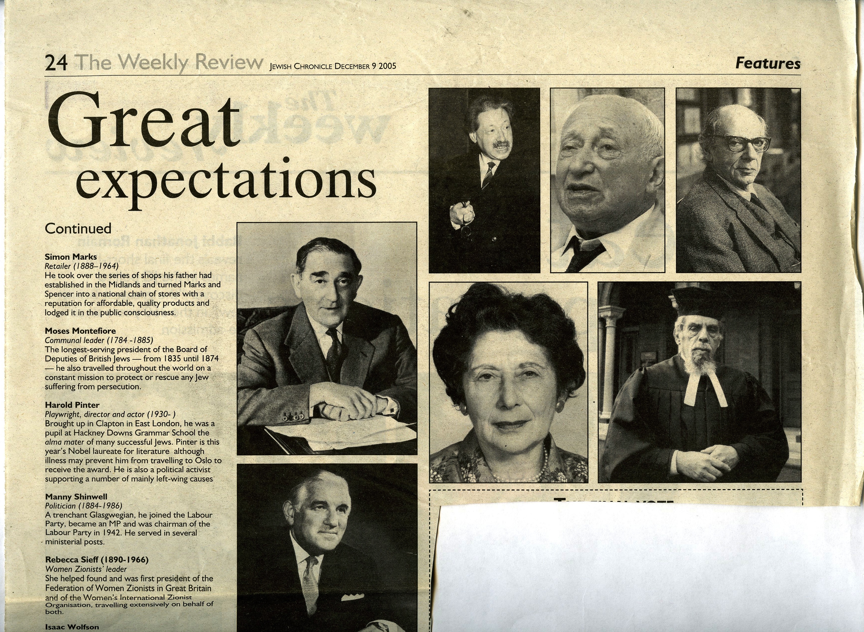 Rabbi Louis Jacobs Exhibition - Life